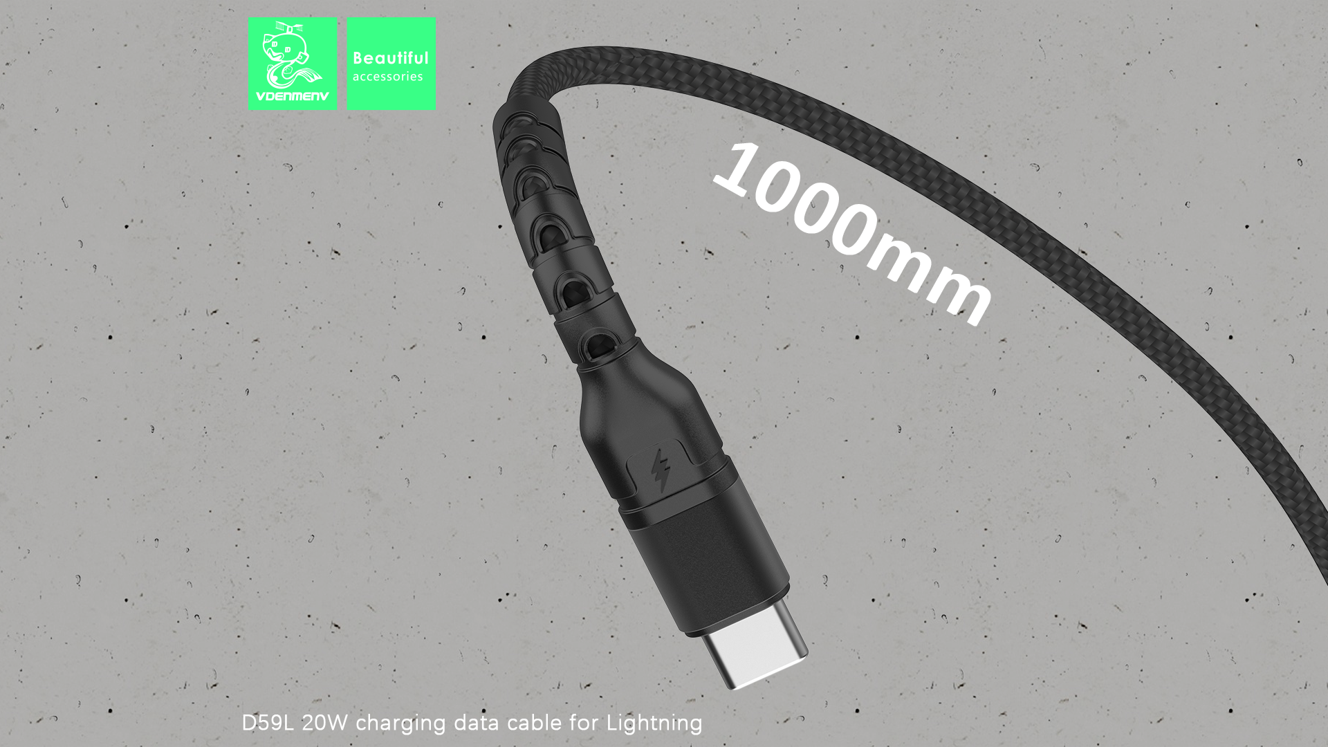 VDENMENV CABLE D59L PD lightning - Accesso